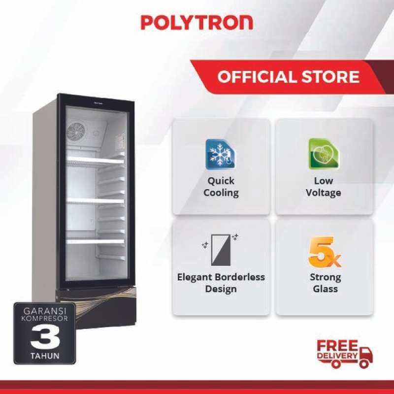 Jual Polytron Showcase 1 Pintu Original, Murah & Diskon Juni 2024 | Blibli
