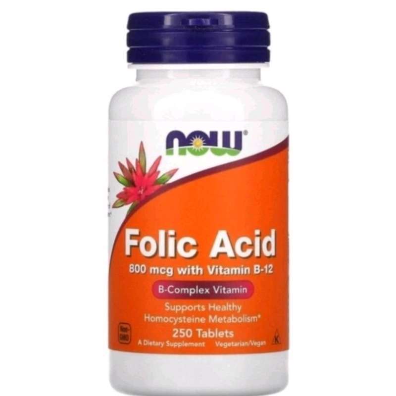 Jual Now Vitamin Folic Acid 800 Mcg B 12 250 Tab di Seller Fitme ...