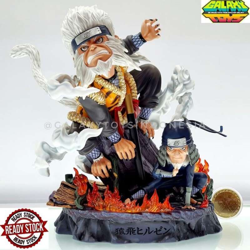 Jual Long Hu Studio NARUTO - SD Third Hokage Hiruzen Sarutobi Resin ...
