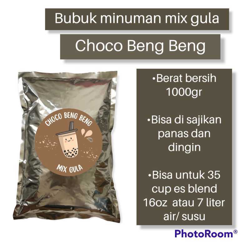 Promo BUBUK MINUMAN BOBA RASA CHOCO BENG BENG 1KG MIX GULA di Seller ...