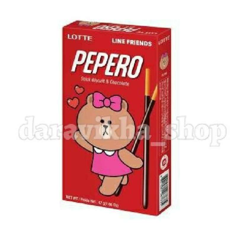 Jual Lotte Pepero Stick Biscuit Chocolate 32gr / Biskuit Stik di Seller ...