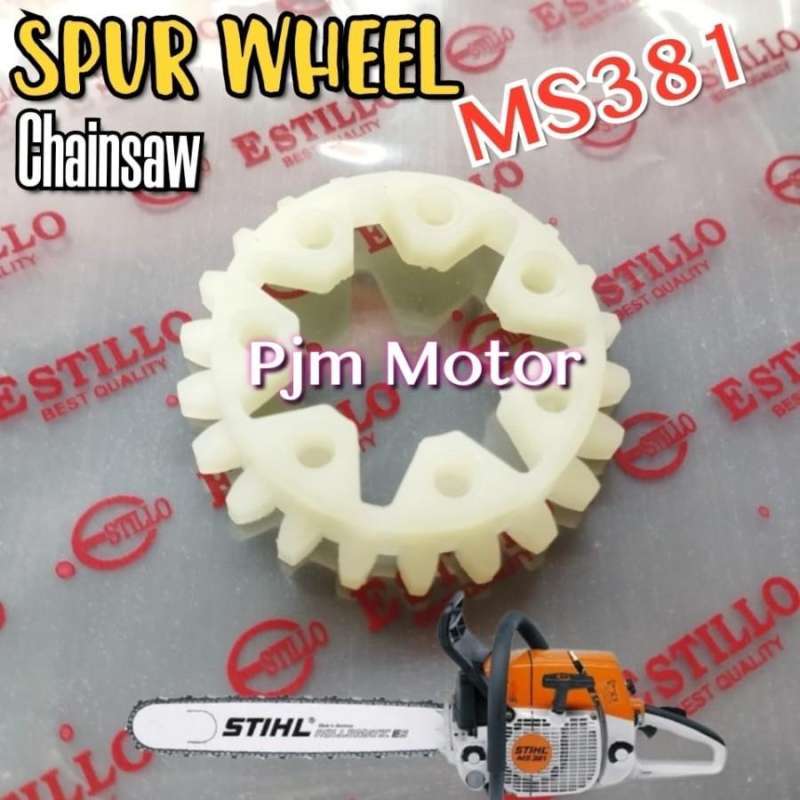 Jual Ms381 Spur wheel gigi pompa oli mesin chain saw senso sinso stihl ...