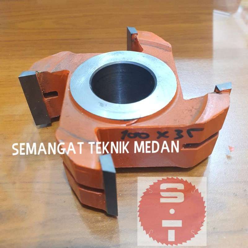Jual 35mm MATA PISAU PROFIL SKONING SPONING SPINDLE KAYU 100mm x 35mm 3 ...