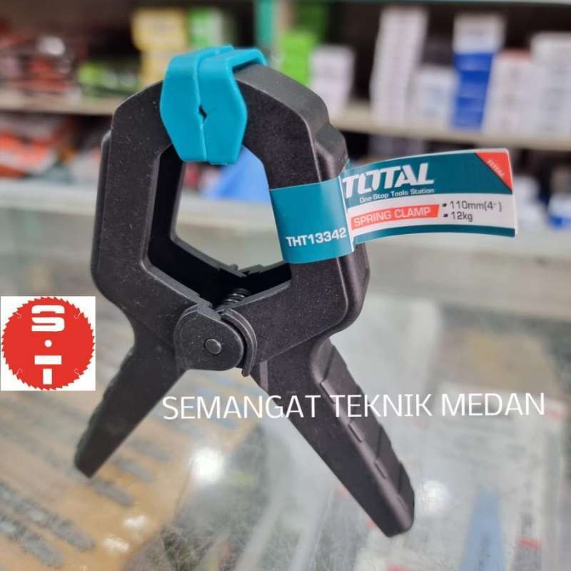 Jual 4 Spring Bar F Clamp Klem Bais Ragum Catok Per 110mm Total ...