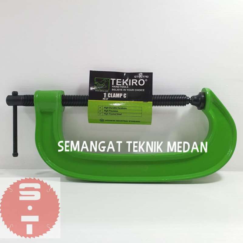 Jual 8 KLEM KAYU CATOK JEPIT PENJEPIT C CLAMP BAIS BESI 8 INCH TEKIRO ...