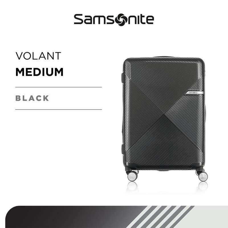 Jual Samsonite Koper Hardcase Volant Medium 25 Inch - Black di Seller ...