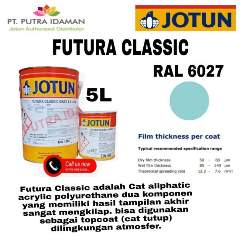 Promo Jotun Cat Kapal / Futura Classic 5 Liter / Cat Jotun Marine Ral ...