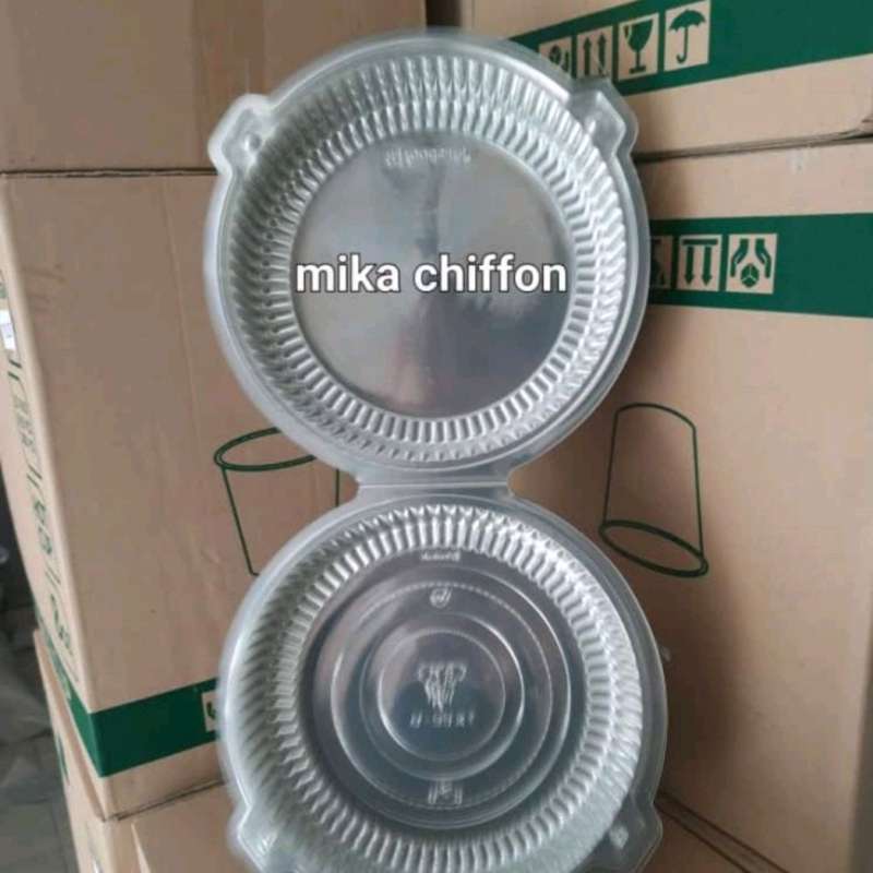 Jual Mika Sifon Bulat Diameter 22CM Ukuran 22 CM Bening Box Kue TX 22 ...