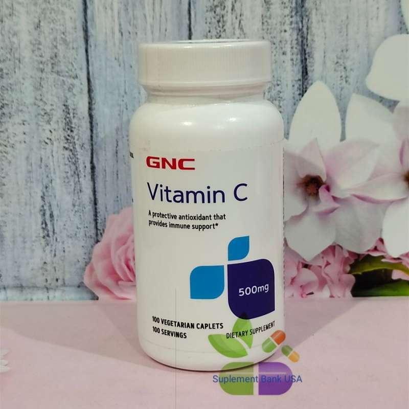 Jual (original) Gnc Vitamin C 500mg (100 Tablet) Di Seller De Nature ...