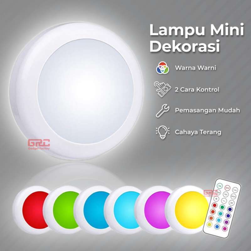 Jual Lampu Tidur Led Sensor Sentuh Remote Lampu Dekorasi Dinding Lemari ...