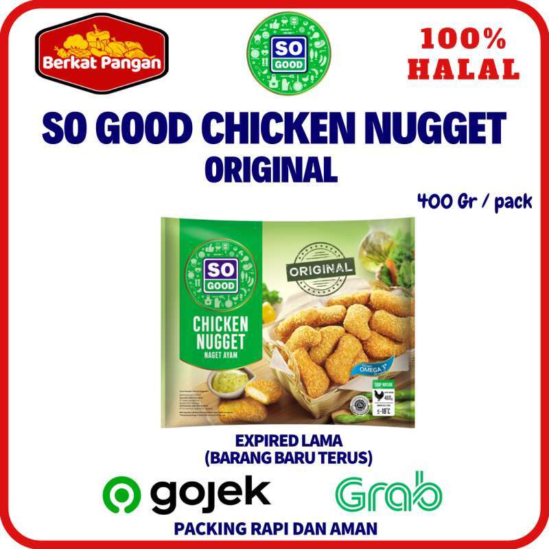 Jual So Good Chicken Nugget Original / Spicy Garlic / Hot & Spicy 400 ...