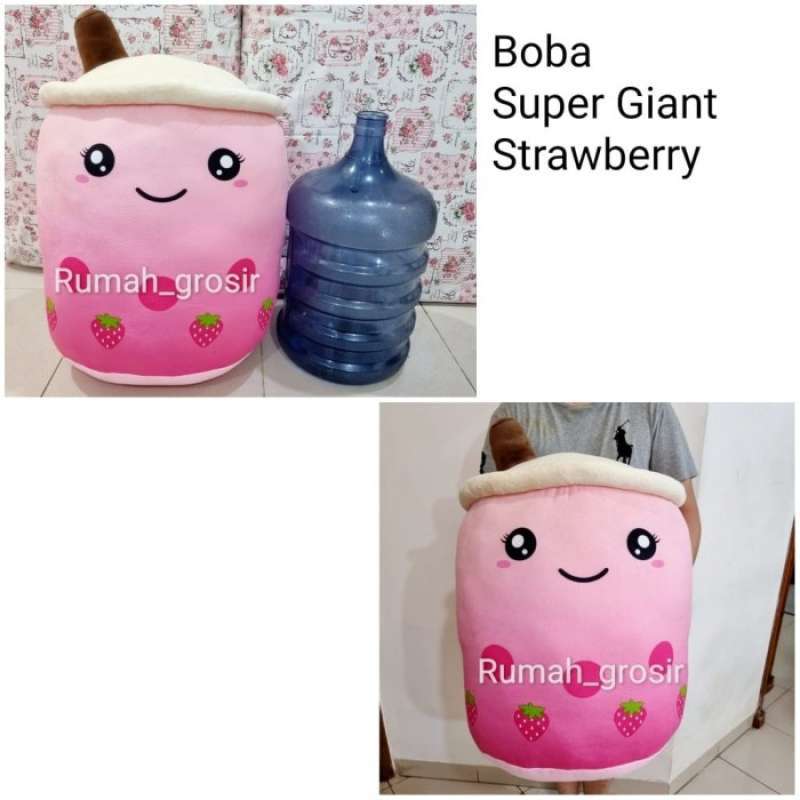 Jual Boneka Boba Bubble Milk Tea Brown Sugar Ukuran Super Giant di ...
