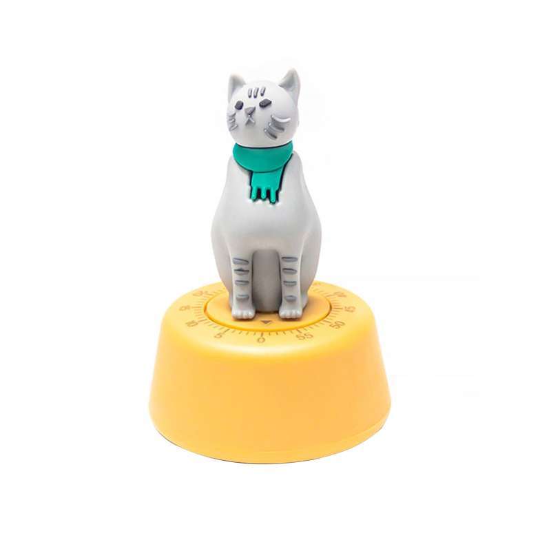 Jual Cooking Alarm Mechanical Improve Efficiency ABS Cute Cat Shape ...