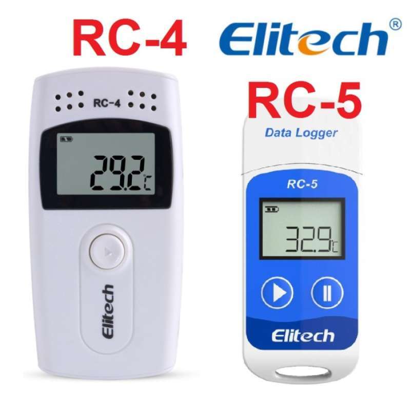 Promo Elitech RC4 RC-4 RC5 RC-5 USB Temperature Data Logger Monitor Humidity Diskon 26% di ...