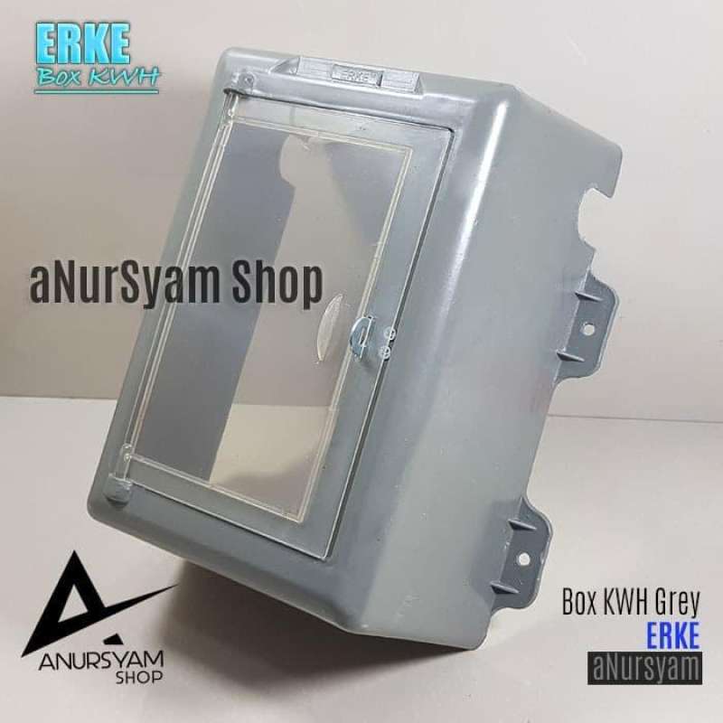 Jual Kotak Meteran PLN ERKE / Tutup Box Meteran / Box KWH Prabayar Grey ...