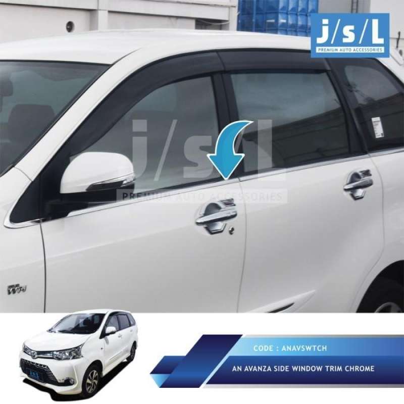 Jual Grand All New Avanza List Kaca Samping JSL/Side Window Trim Chrome ...