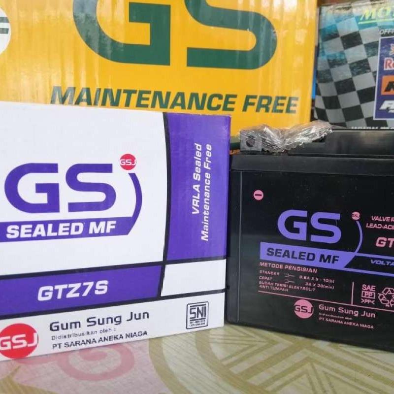 Jual Aki Motor Suzuki GSX R 150 GTZ7S /GTZ6 S GS Y Accu Kering MF di ...