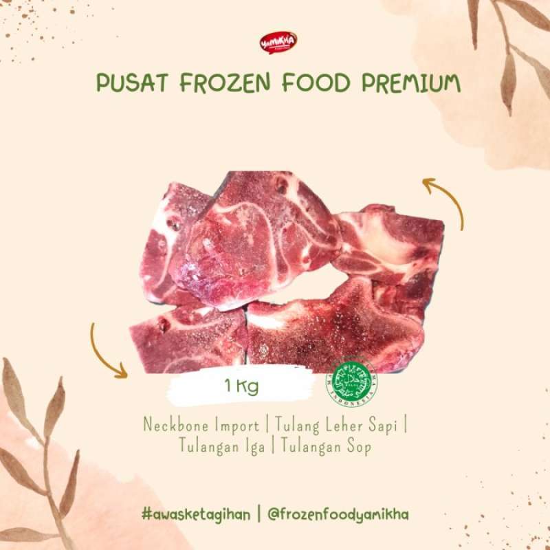 Jual Neck Bone Import / Tulang Leher Sapi / Tulangan Iga / Tulangan Sop ...