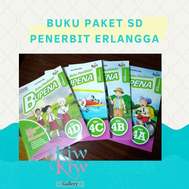 Jual Buku Bupena Kelas 4/iv Sd/mi Semester 1 Jilid 4a & 4b - Erlangga Di Seller Kiwkiw Gallery ...