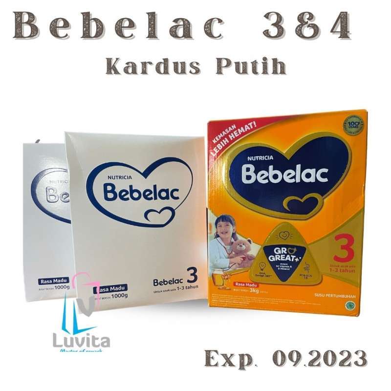 Jual Susu Formula Bebelac 3 dan 4 ukuran 1000gr kemasan putih di Seller ...