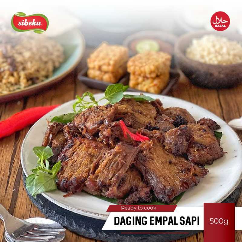 Jual Daging Empal Sapi Halal 500 gram Frozen Food Ready To Cook ...