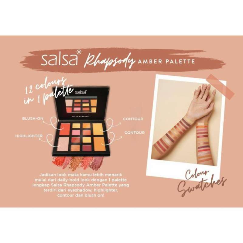 Jual Salsa Eyeshadow Palette Rhapsody Classic Di Seller Echa Cosmetic ...