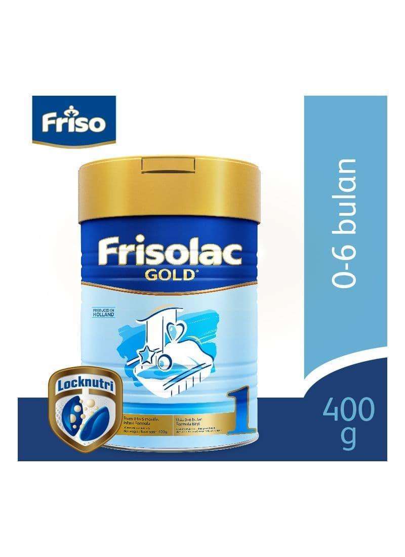Jual Frisolac Gold 1 Plain 400 gr, Susu Formula Bayi 0-6 Bulan di ...