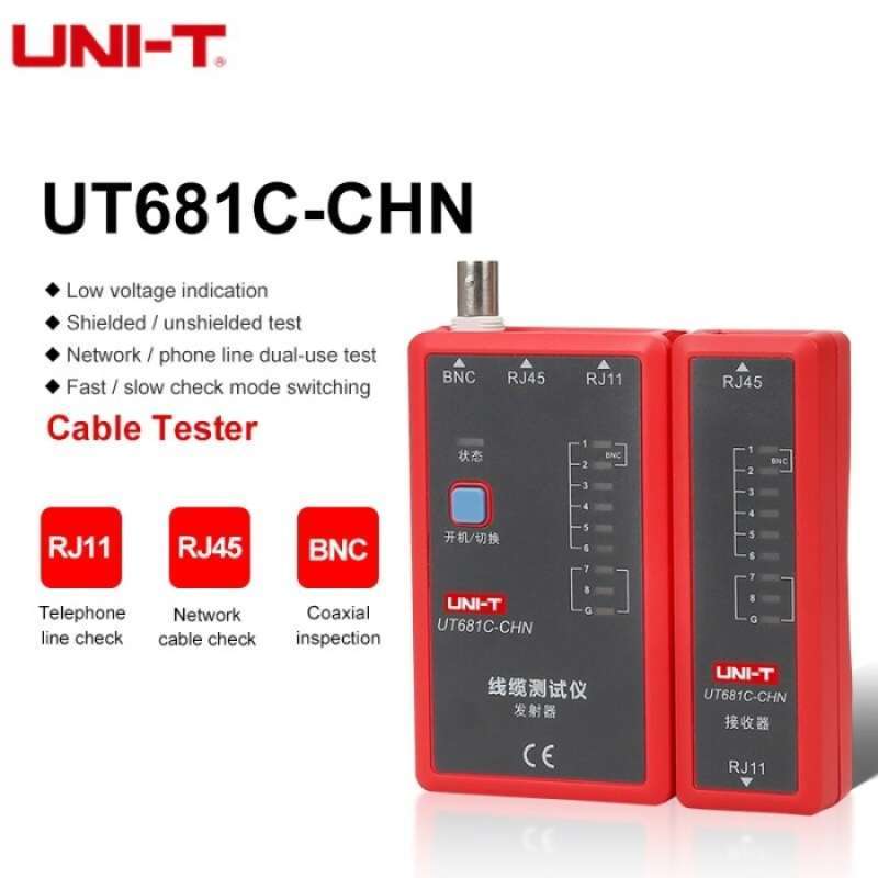 Promo Uni-T Ut681C - Alat Scan Dan Tes Kabel Jaringan Ethernet Rj11 ...