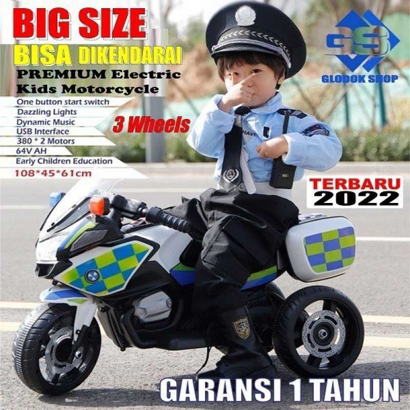 Promo Skuter Listrik / Mainan Skuter Anak / Motor Polisi / Scooter ...