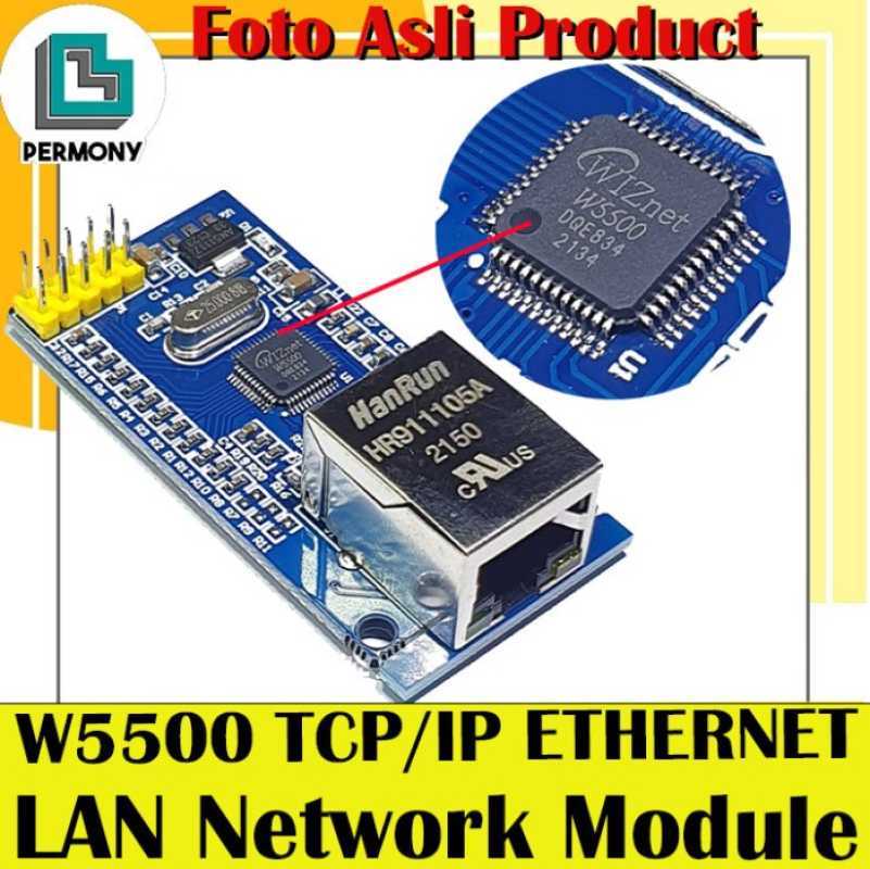 Promo Ethernet W5500 Module Tcpip Usr Es1 Esp8266 Esp32 Arduino Diskon 6010