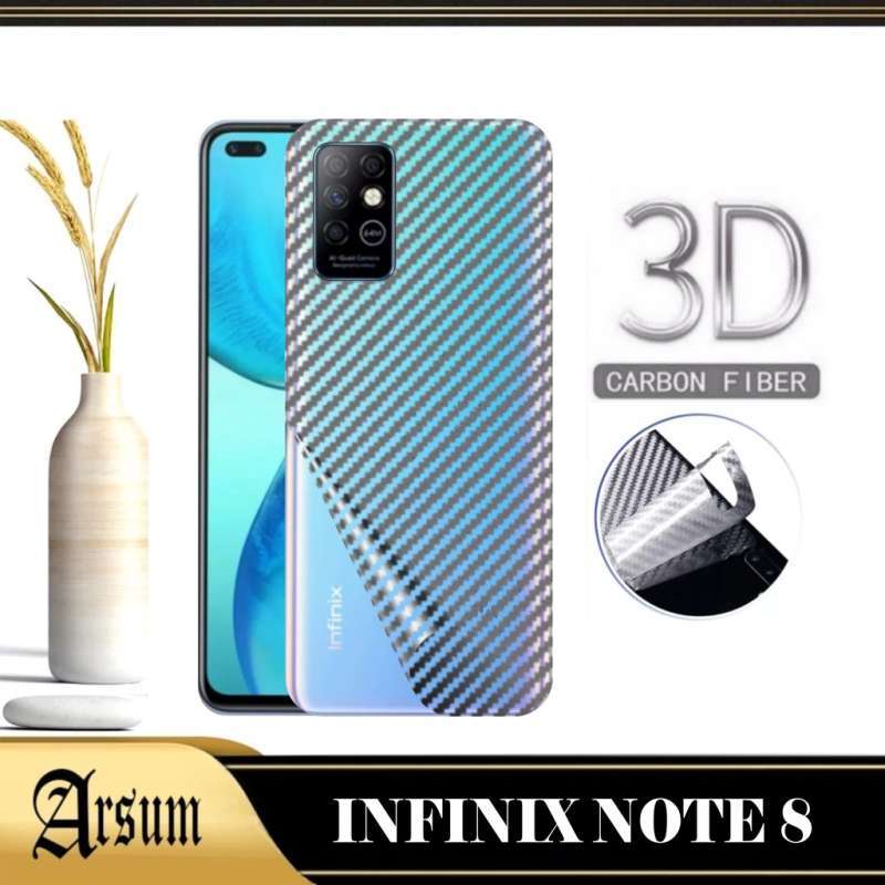 Promo PROMO Garskin Skin Carbon INFINIX NOTE 8 Skin Carbon Pelindung ...