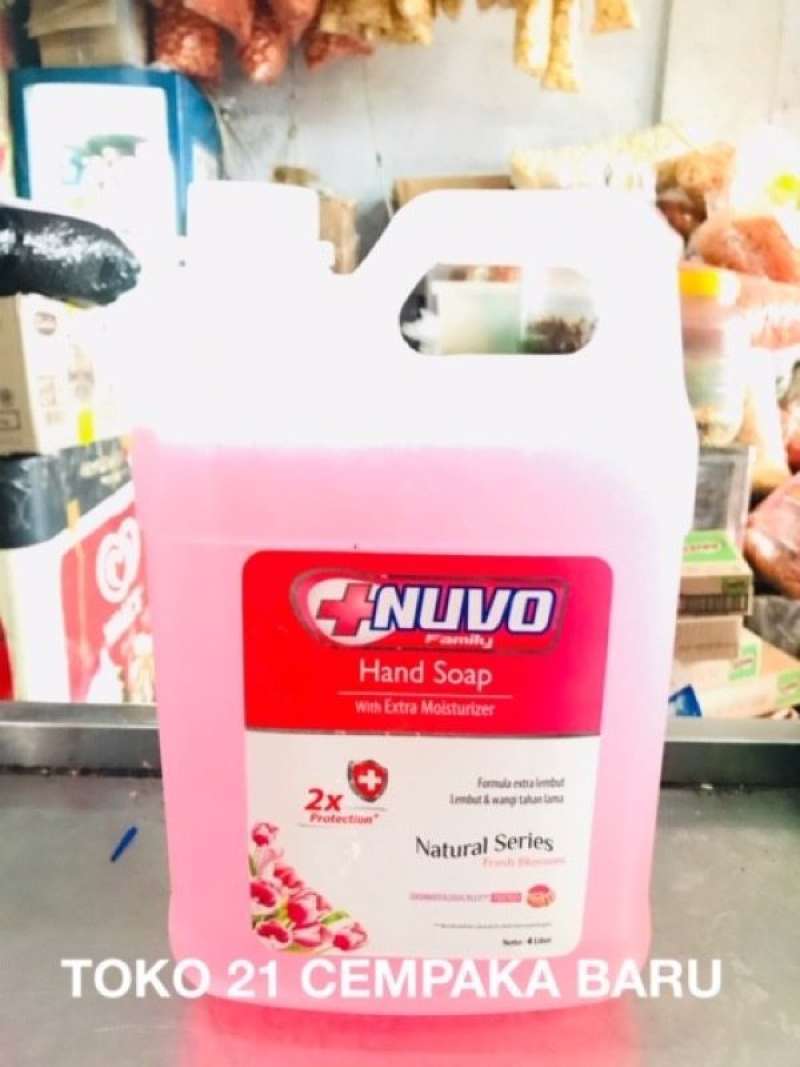 Jual Nuvo Hand Soap Fresh Blossom Jerigen 4 Liter |sabun Cuci Tangan ...