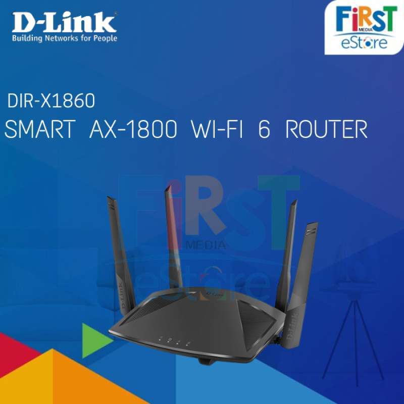 Jual D-link Dir-x1860 Smart Ax-1800 Wi-fi 6 Router Di Seller First Media Hardware Official Store ...