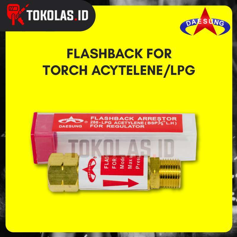 Jual Flash Back Flashback Arrestor for Torch Oxygen Acetylene LPG ...