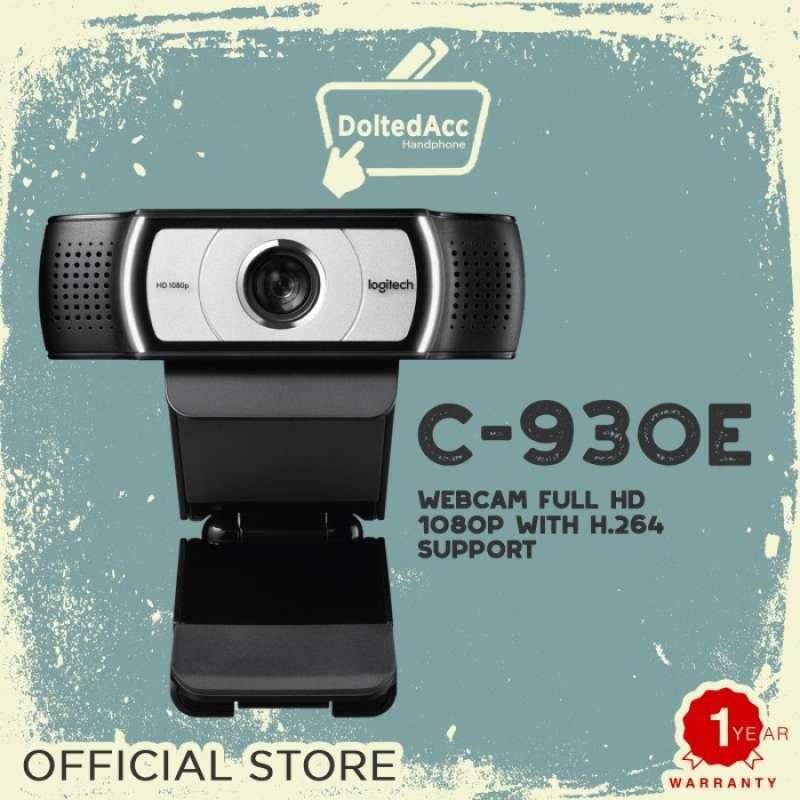 Promo Logitech C930E Hd Webcam 1080P H.264 Video Compression Kamera ...