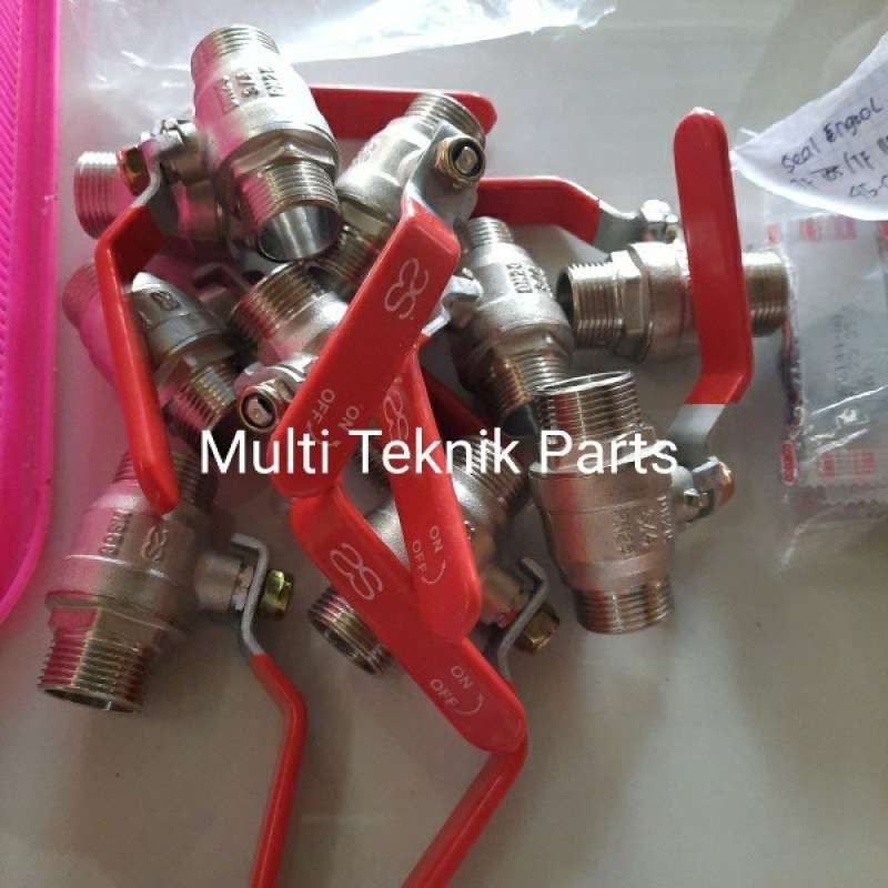 Promo Ball Valve Drat Luar 3/4 Inch / Stop Kran Drat Luar Diskon 10% di ...