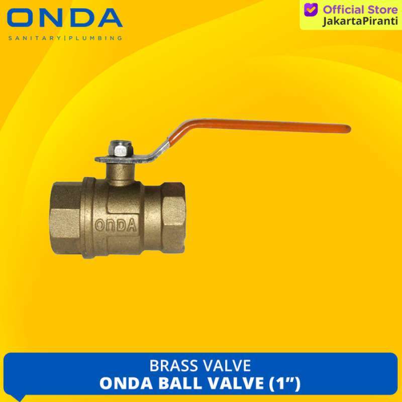 Promo Ball Valve / Stop Kran Kuningan Onda 1 - Valve Kuningan 1 Inch ...