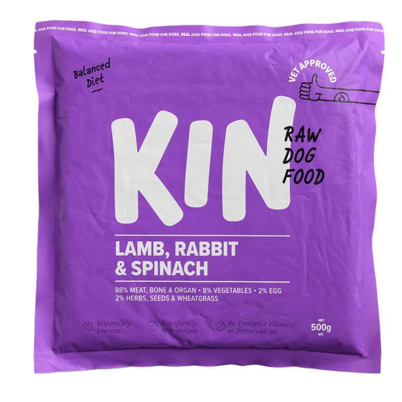 Jual Kin Dog Food - Lamb Rabbit & Spinach 500G di Seller DENTA PET SHOP ...