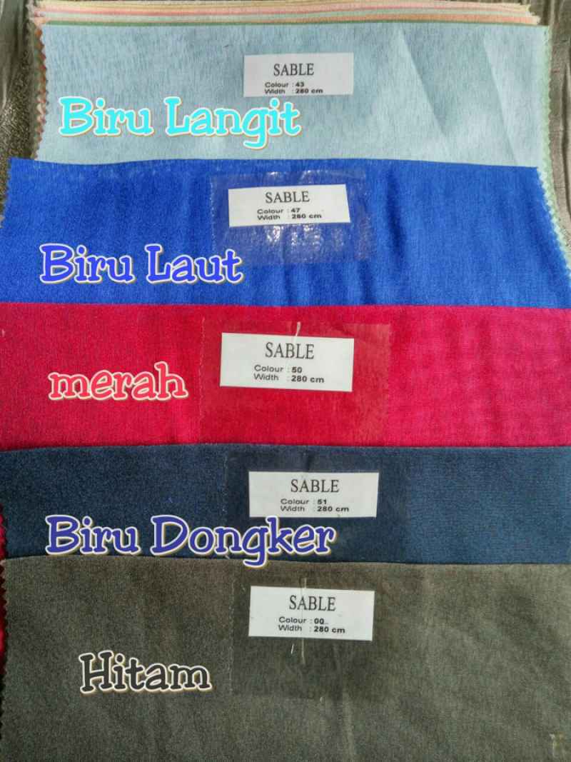 Jual Vitrase impor daleman gorden polos model cantol kawat S Custom di ...