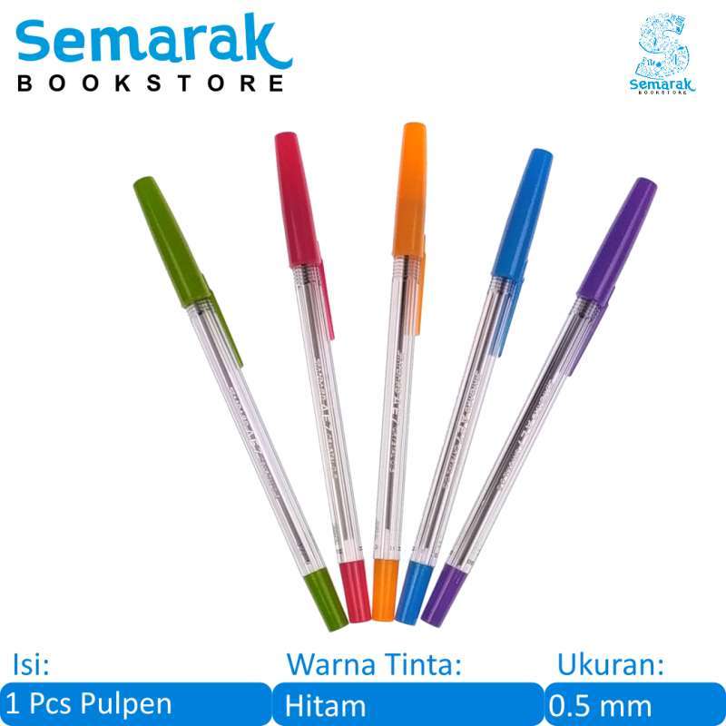 Promo Standard AE7 Crystal Pulpen Oil Gel Alfa Tip 0.5 - Hitam Diskon ...