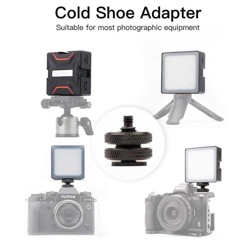 Promo LED Flash Kamera YC Onion Brownie RGB LED Light Camera - BLACK ...