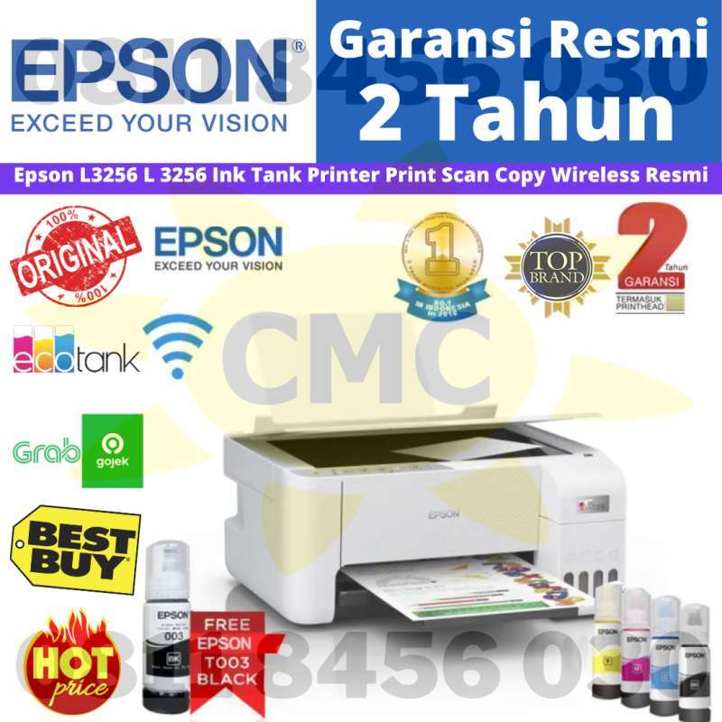 Jual Epson L3256 L 3256 Ink Tank Printer Print Scan Copy Wireless Resmi ...