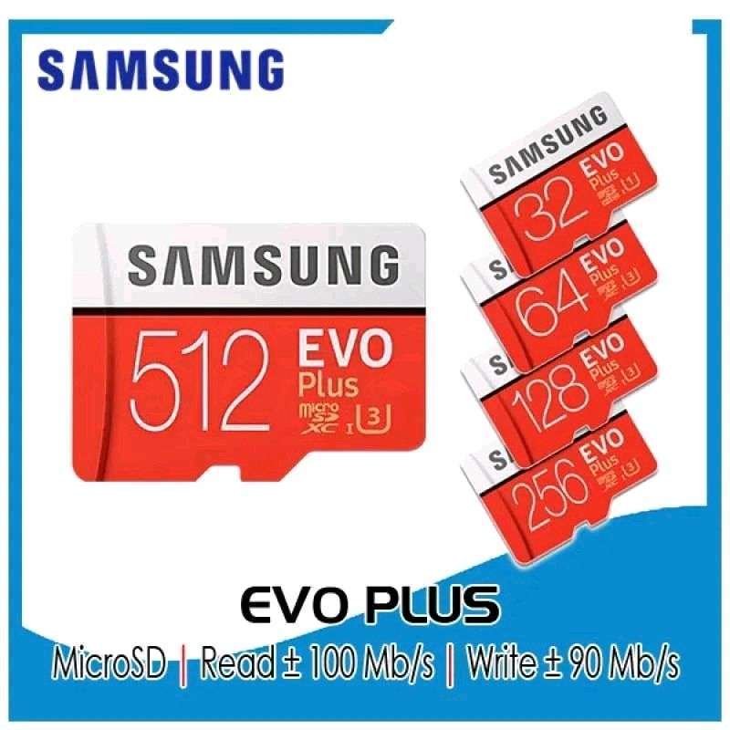 Jual Samsung MicroSD EVO Plus 32GB 64GB 128GB 256GB 512GB di Seller VLen Shop - Tanjung Rhu-2 ...
