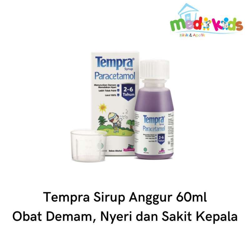 Jual Tempra Sirup 60 ml Obat Demam di Seller Apotik Medikids - Jl. Komp ...