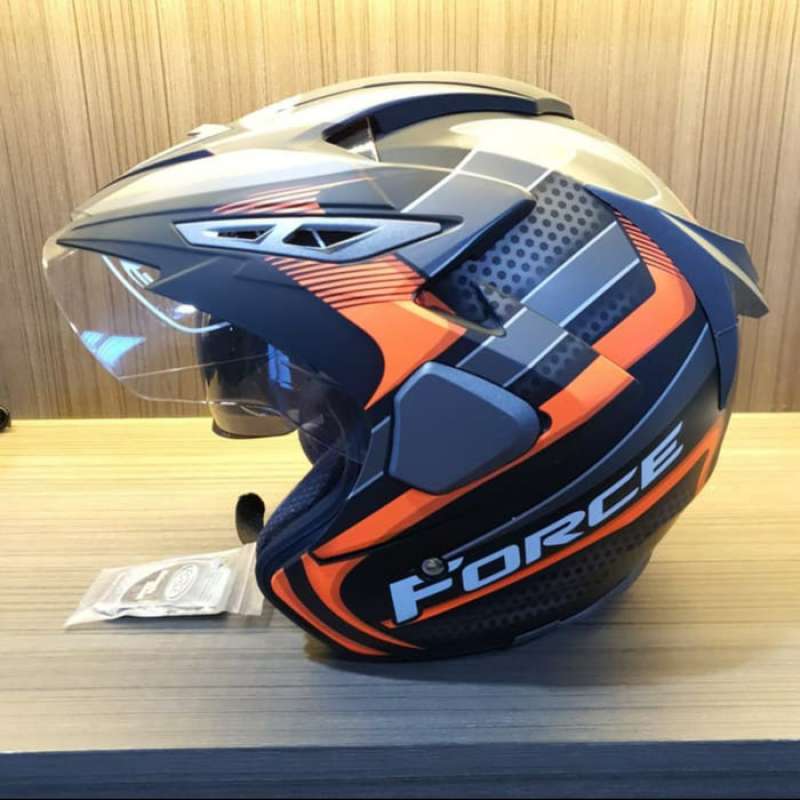 Promo Helm Half Face Dewasa Double Visor Anti Pecah Sni Cassanova Black ...