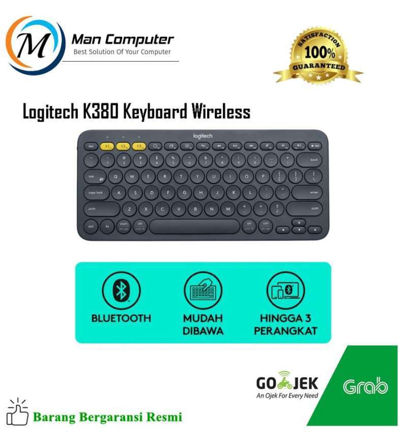 Jual Logitech K380 Keyboard Wireless Bluetooth Multi-device - Black Di Seller Mancomp_id ...