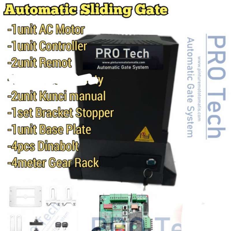 Jual Automatic Sliding Gate Mesin Pintu Gerbang Otomatis di Seller ZATI ...