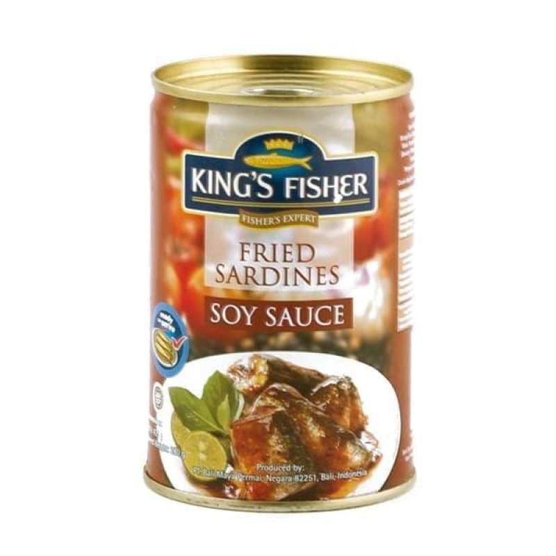 Jual King Fisher Fried Sardines Soy Sauce 425Gr di Seller jaya_berkat ...