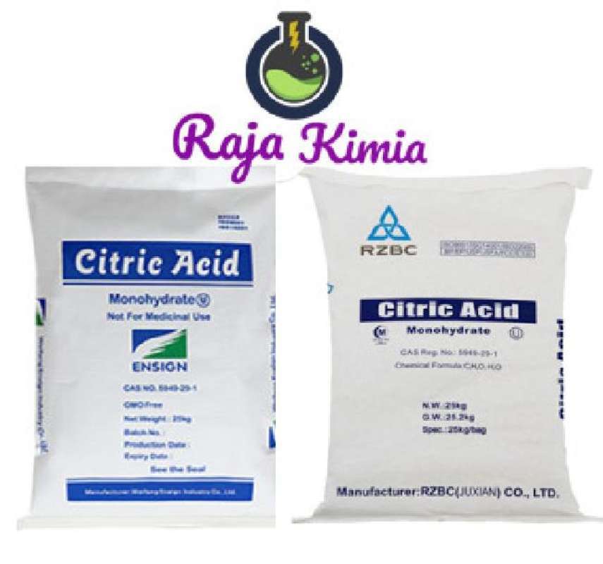 Promo Citric Acid/ Asam Sitrat/ Citrun - 1 Bag (25 Kg) Diskon 27% Di ...