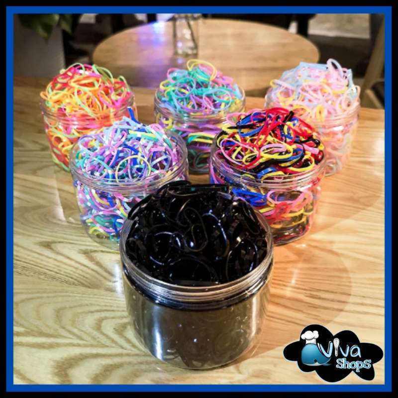 Jual 500pcs Karet Jepang / Ikat Rambut Karet / Ikat Rambut Jepang ...